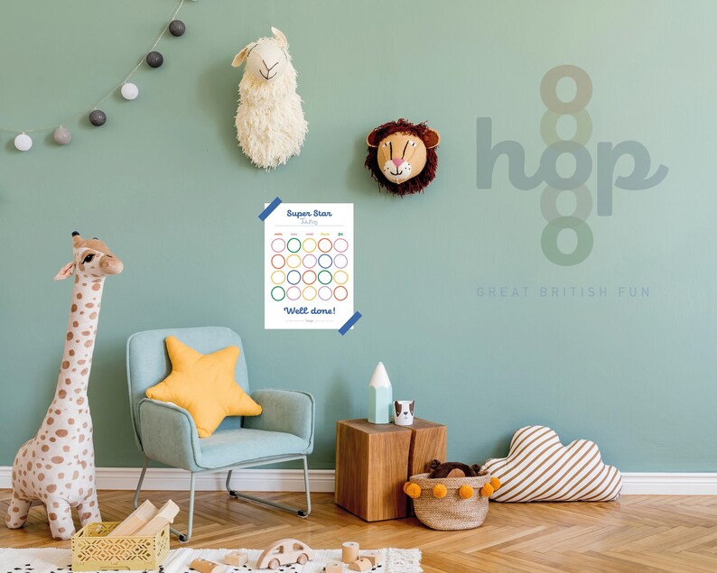 Printable School Weekdays Sticker Reward Chart for Children Toddlers ...