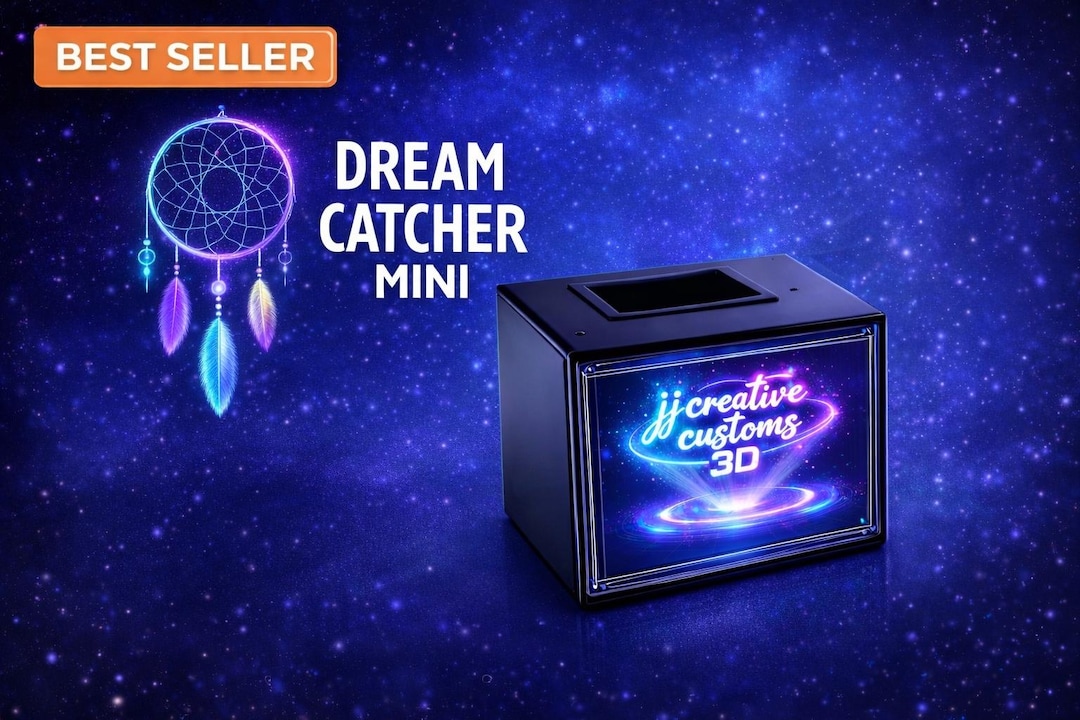 3D Hologram Viewer | Floating Illusion Display, Desk Decor Gift ( Phone ...