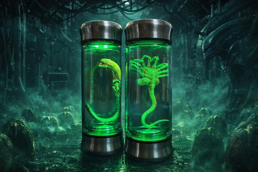 Glowing Alien Desk Lamp – Sci-fi Gaming Room Decor - Etsy