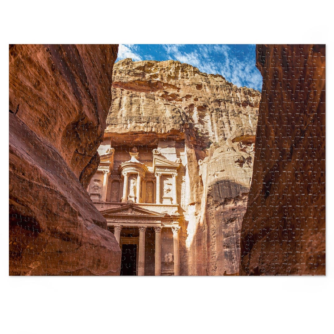 Petra Treasury Canyon Jigsaw Puzzle With Tin Ancient Ruins Travel ...