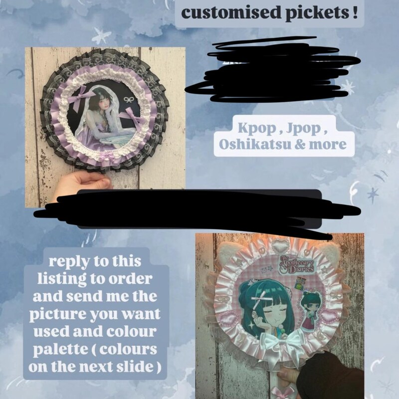 Custom Picket Fan - Etsy