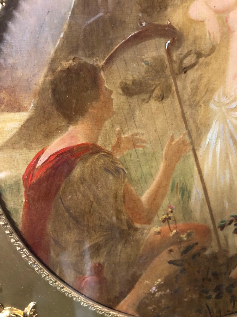 Antique Painting of Greek Mythology Love Story of Orpheus and Eurydice ...