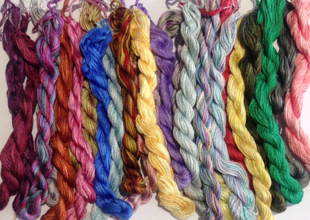 Bits Bag - 10 Skeins of Silk - Etsy