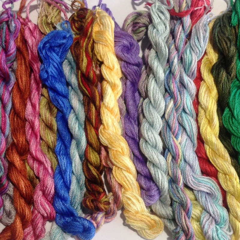 Dinky Dyes Stranded Silk - Etsy