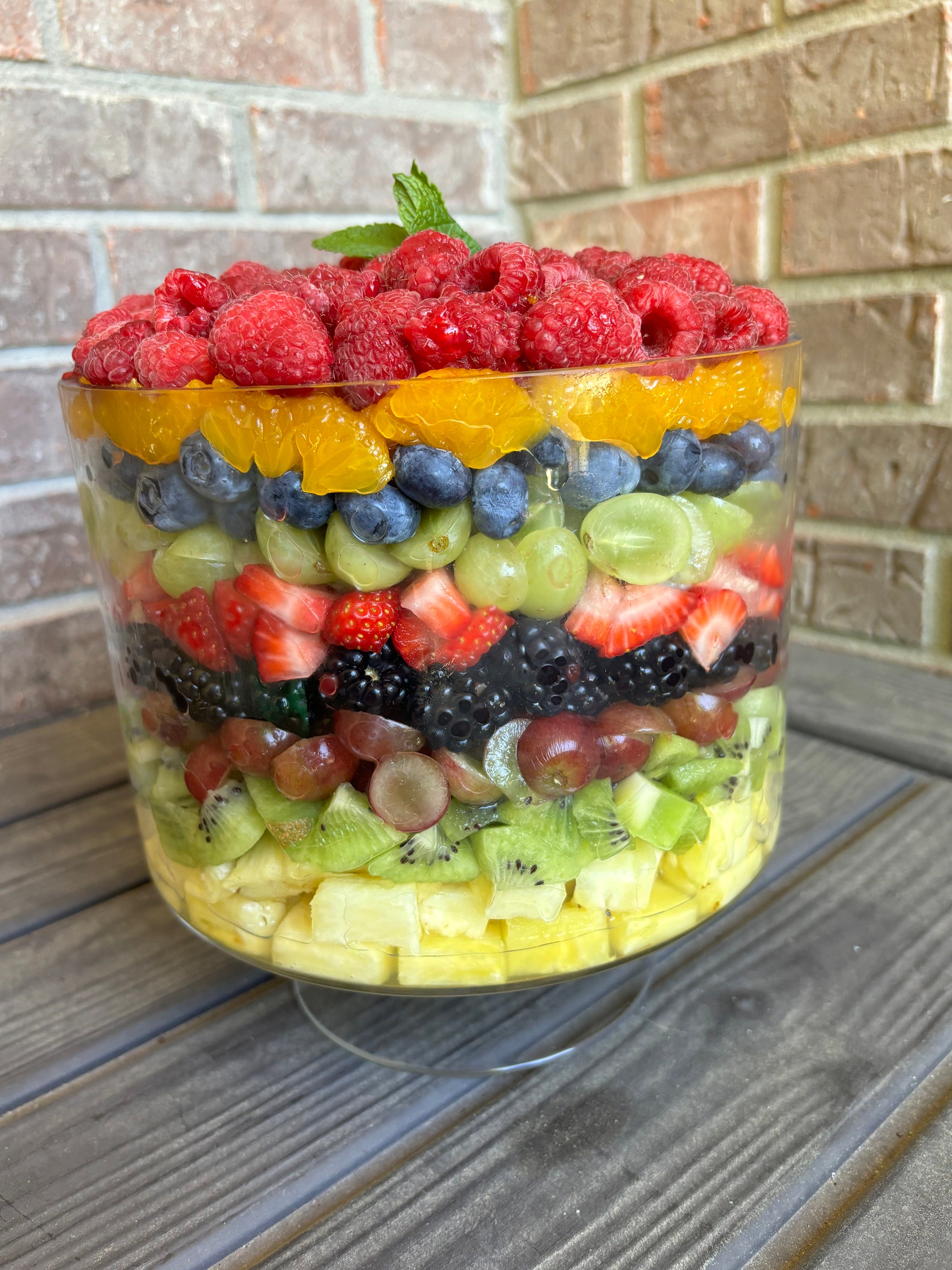 Layered Fruit Salad Recipe With Citrus Dressing Digital Recipe - Etsy