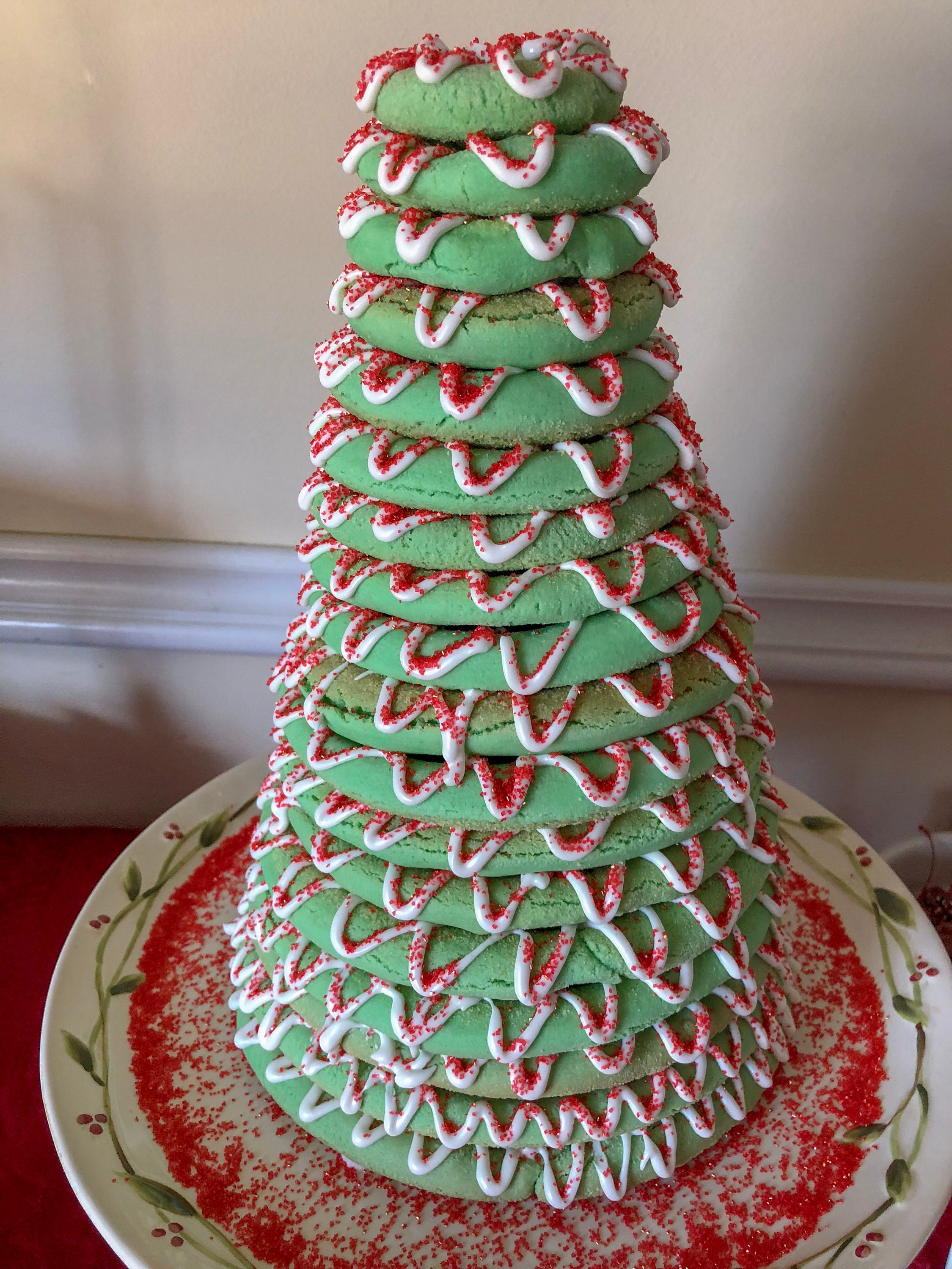 Christmas Tree Kransekake Cookie Digital Recipe - Etsy
