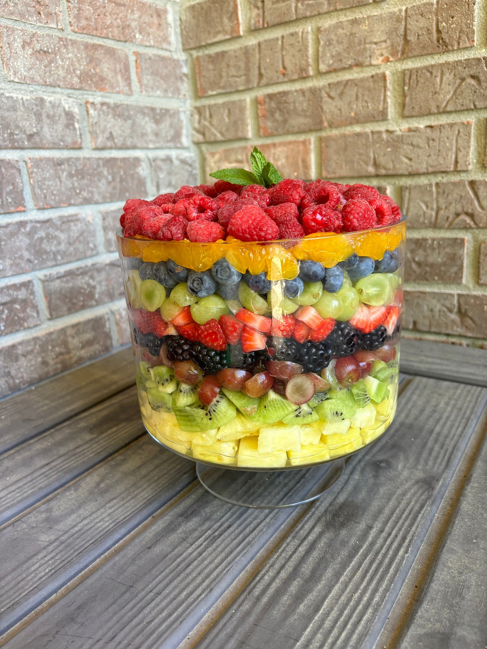 Layered Fruit Salad Recipe With Citrus Dressing Digital Recipe - Etsy