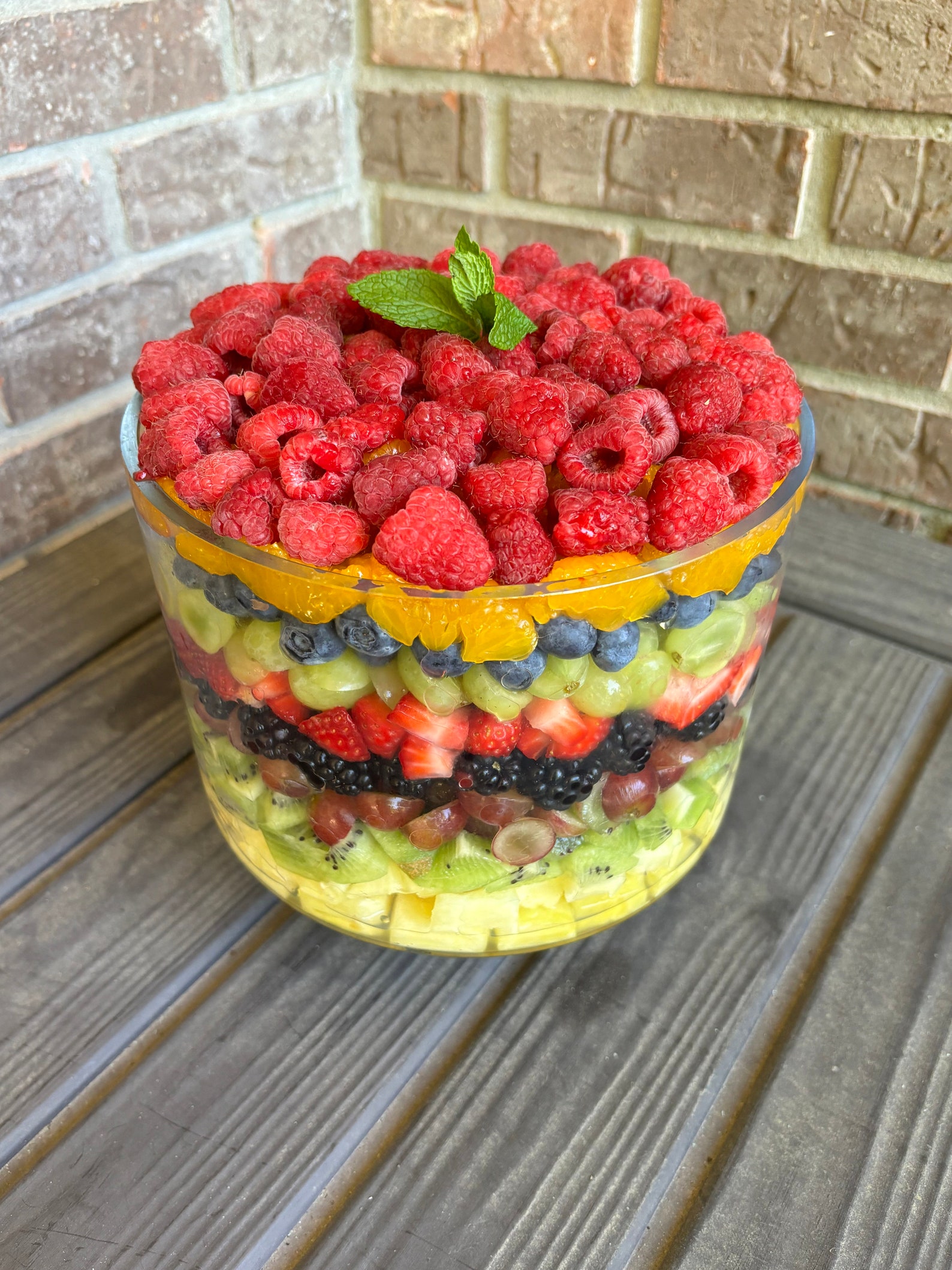 Layered Fruit Salad Recipe With Citrus Dressing Digital Recipe - Etsy