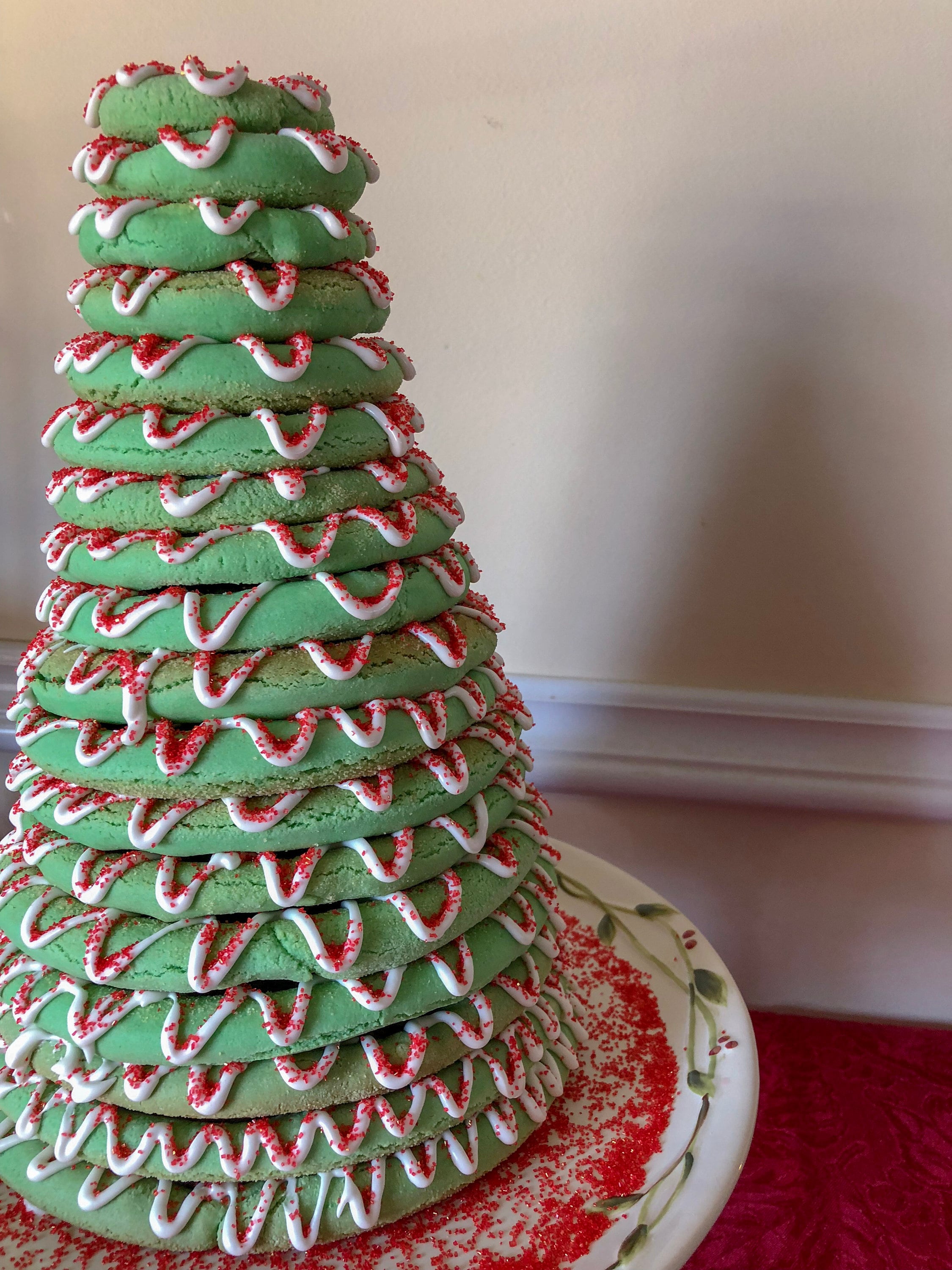 Christmas Tree Kransekake Cookie Digital Recipe - Etsy