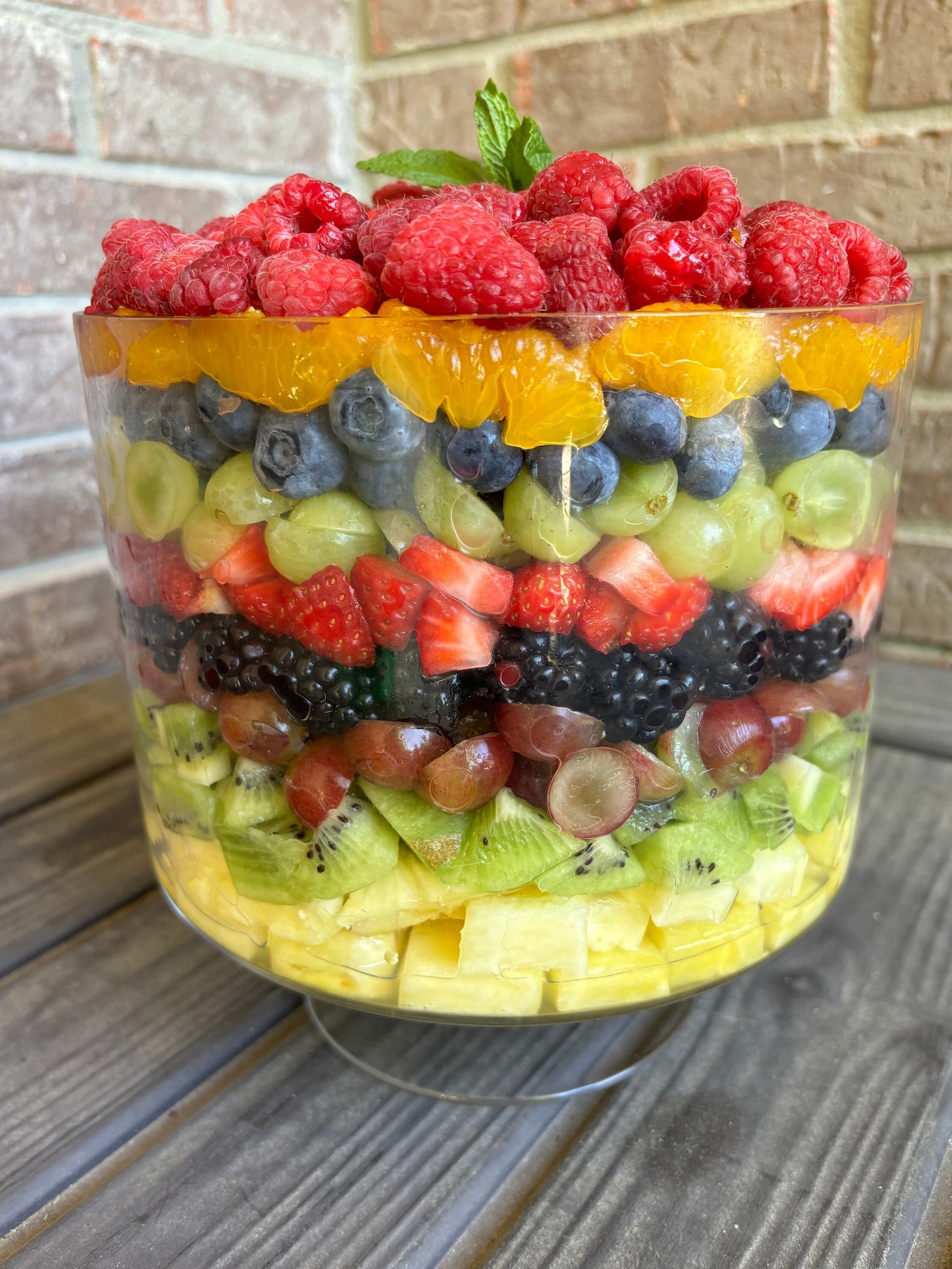 Layered Fruit Salad Recipe With Citrus Dressing Digital Recipe - Etsy