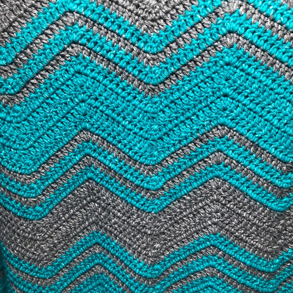 Teal Chevron - Etsy
