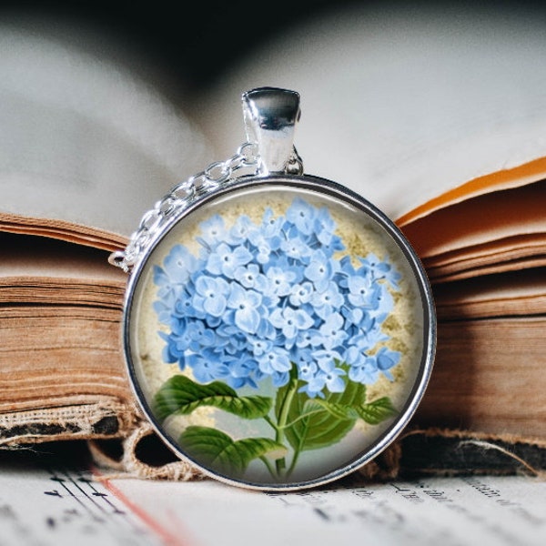 Hydrangea Necklace - Etsy
