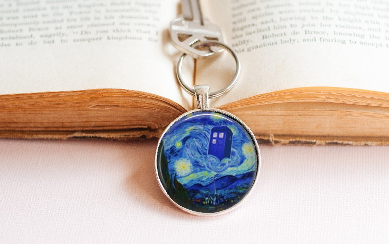 Dr. Who Necklace Tardis Jewelry Starry Night Necklace - Etsy