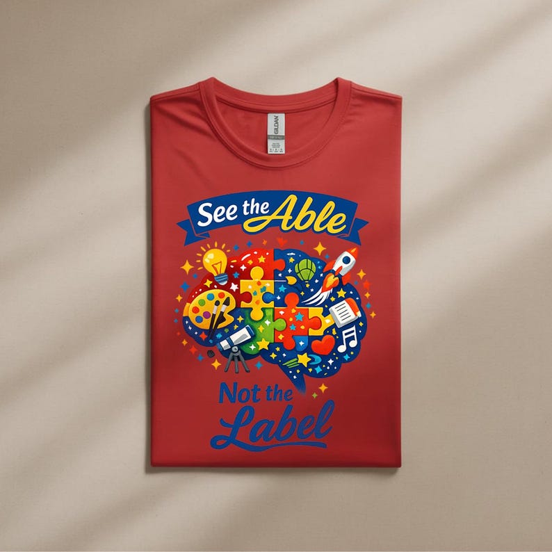 See the Able Not the Label PNG, Autism Awareness Png, Neurodiversity ...