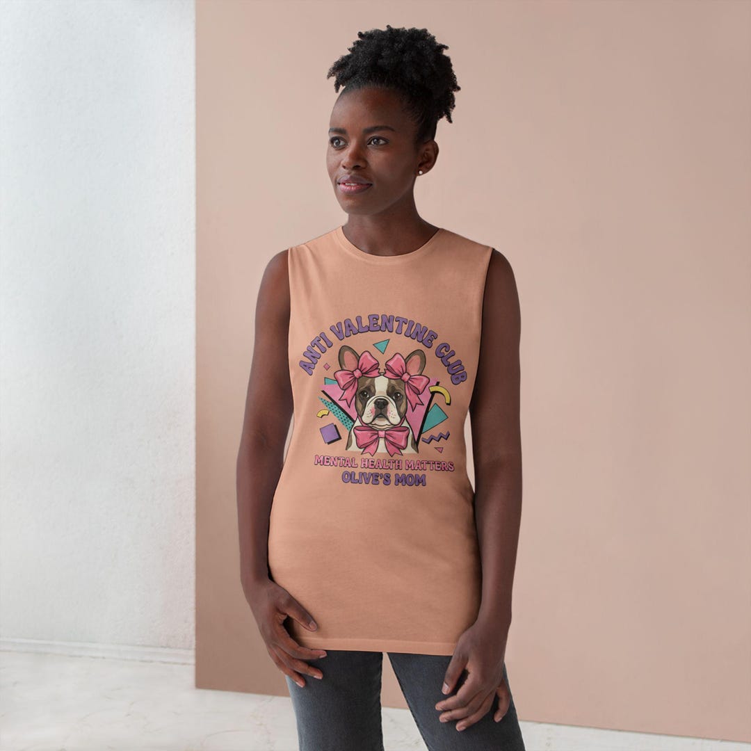 Anti Valentine Club Tank | Boston Terrier Dog, Mental Health Matters ...