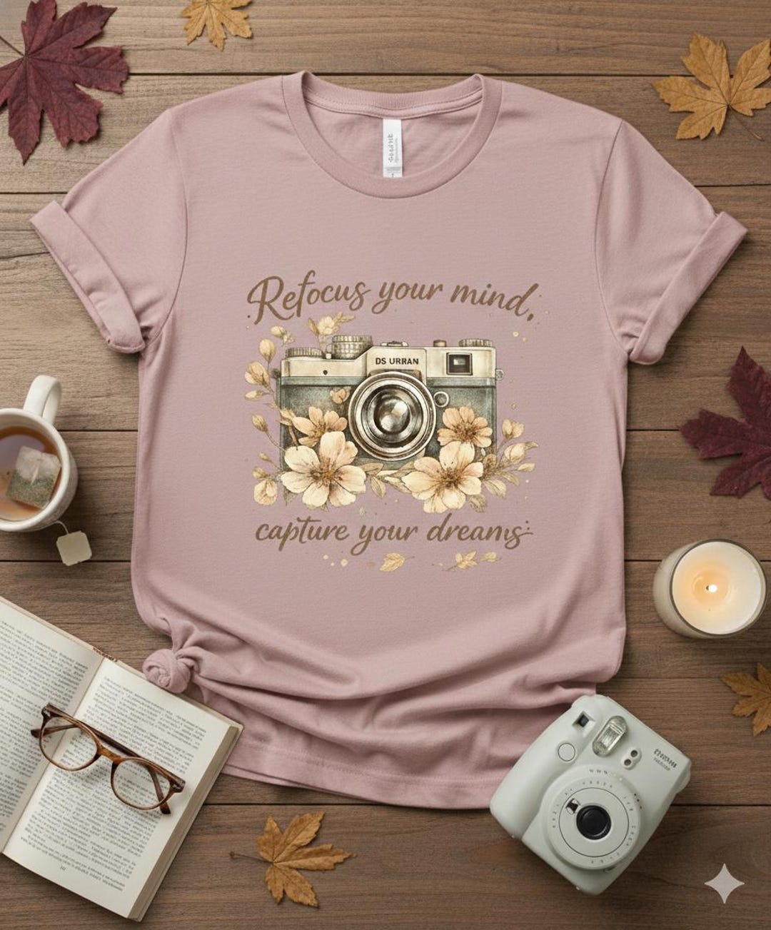 Refocus Your Mind PNG, Inspirational Camera Graphic (digital Download ...