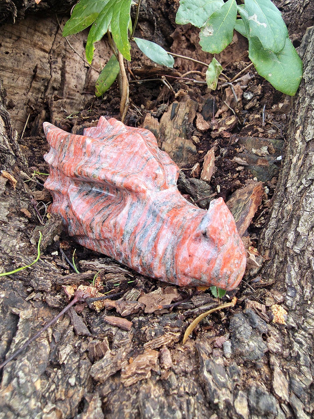 Red Sesame Jasper Dragon Carving - Etsy