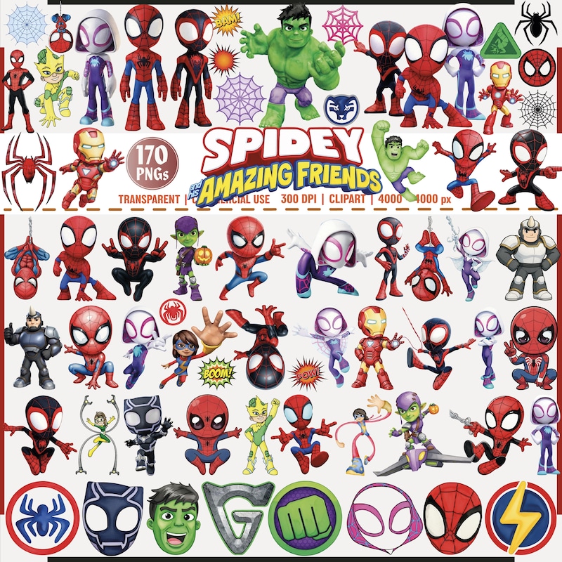 Spidey Watercolour Png - Etsy
