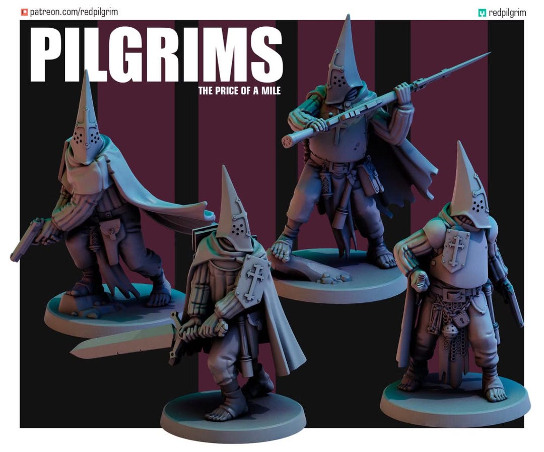Pilgrims [compatible With Trench Wars] - Red Pilgrim - Etsy