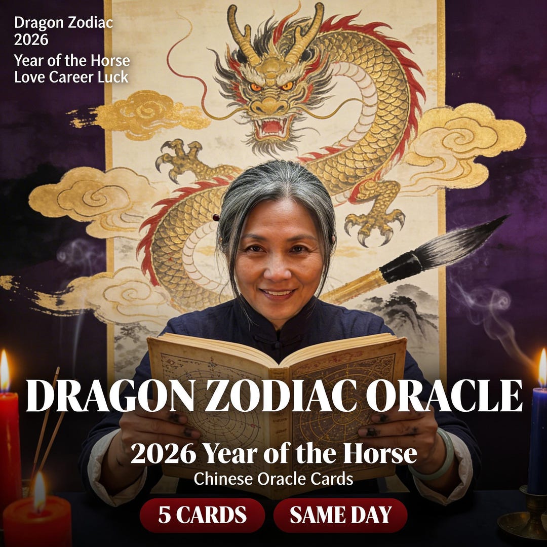 Dragon Zodiac Oracle 2026 | Year of the Horse Reading | Love Career ...