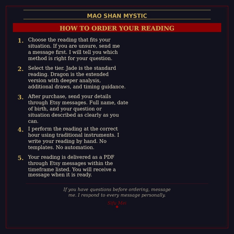 Feng Shui Reading | Chinese Room Energy Consultation | Mao Shan Taoist ...