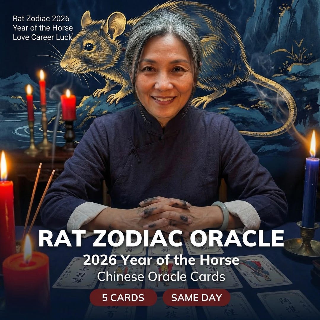 Rat Zodiac Oracle 2026 | Year of the Horse Reading | Love Career Luck ...