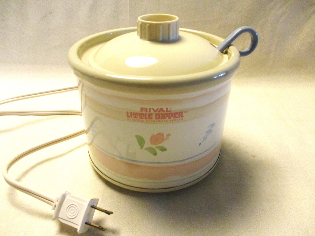 Rival Little Dipper Vintage 1990s Electric Stoneware Server With Ladle ...