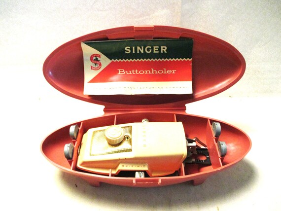 Singer Buttonhole Maker Sewing Machine Attachment With Pink - Etsy
