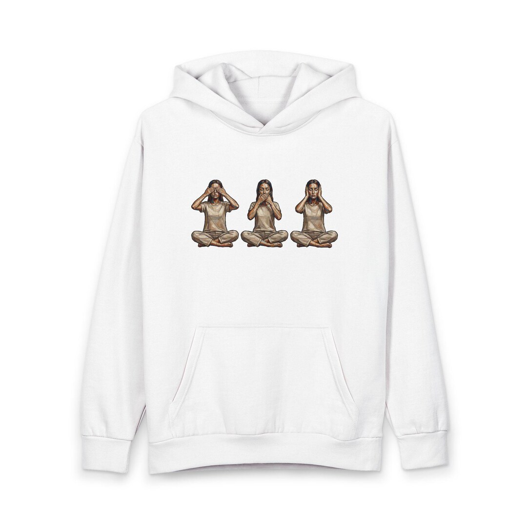 Stained Glass Woman Hoodie | See No Evil Back Print - Etsy
