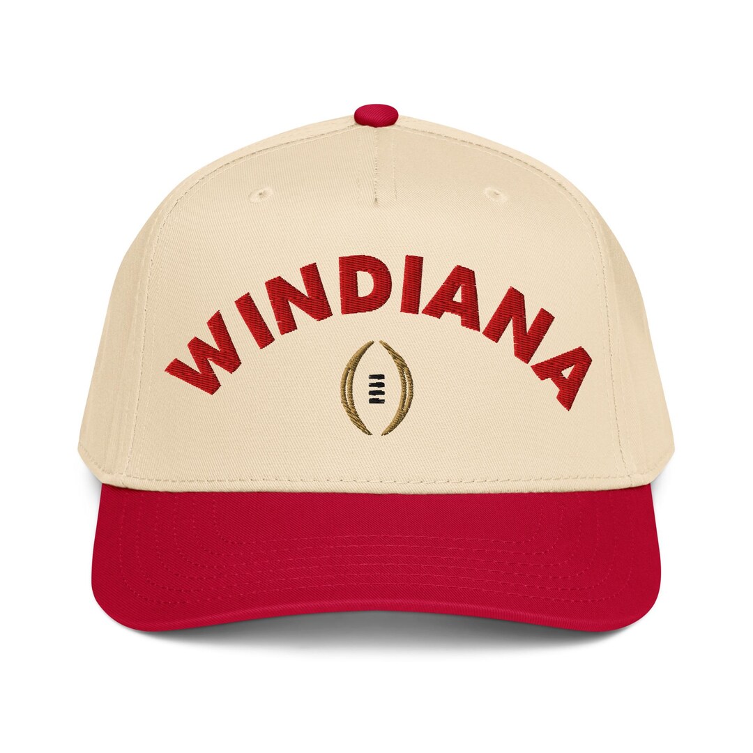 Indiana Hoosiers Windiana Hat - Red/cream - Etsy