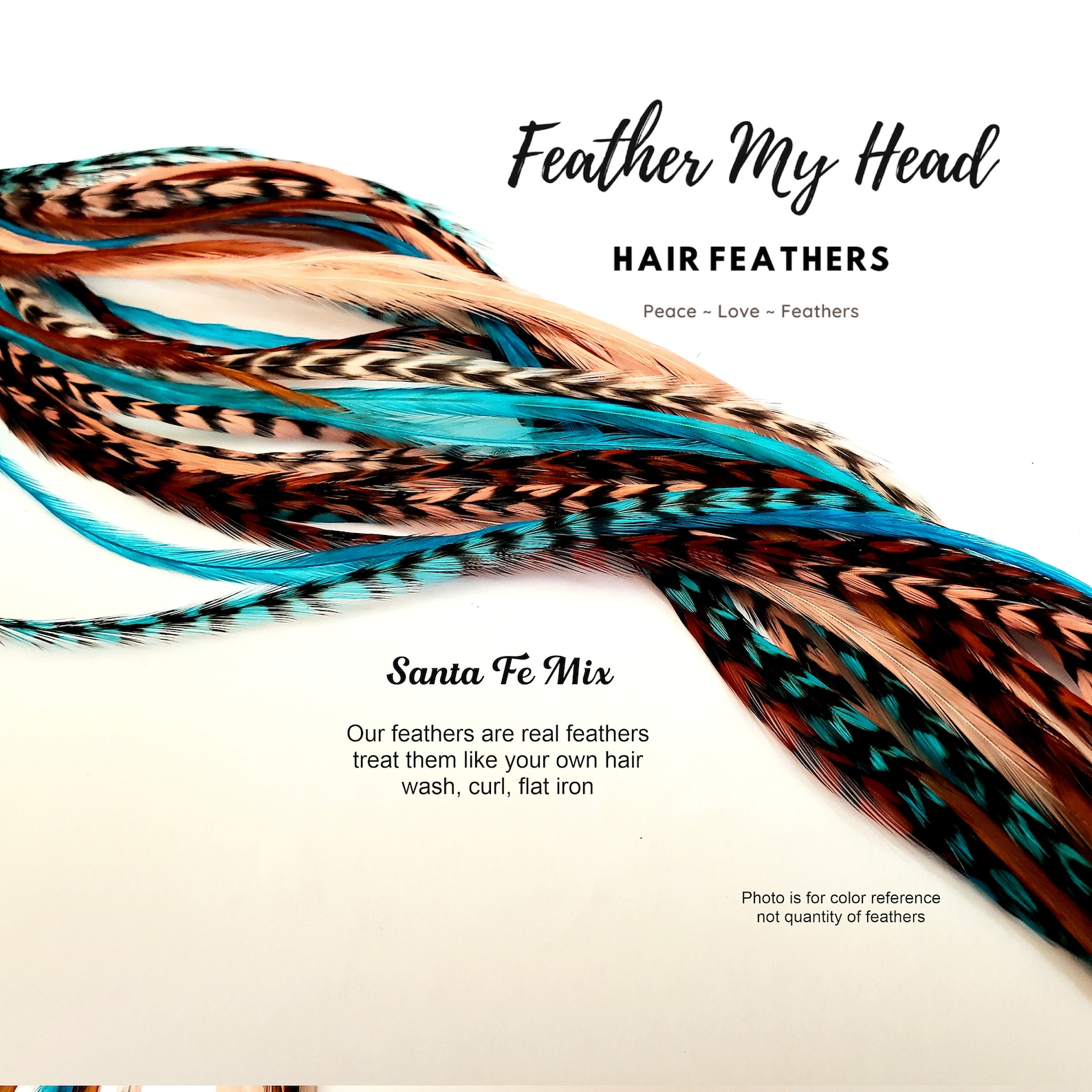 Feather Hair Extension Kit 6 Real Feathers Pick Your Length - Etsy