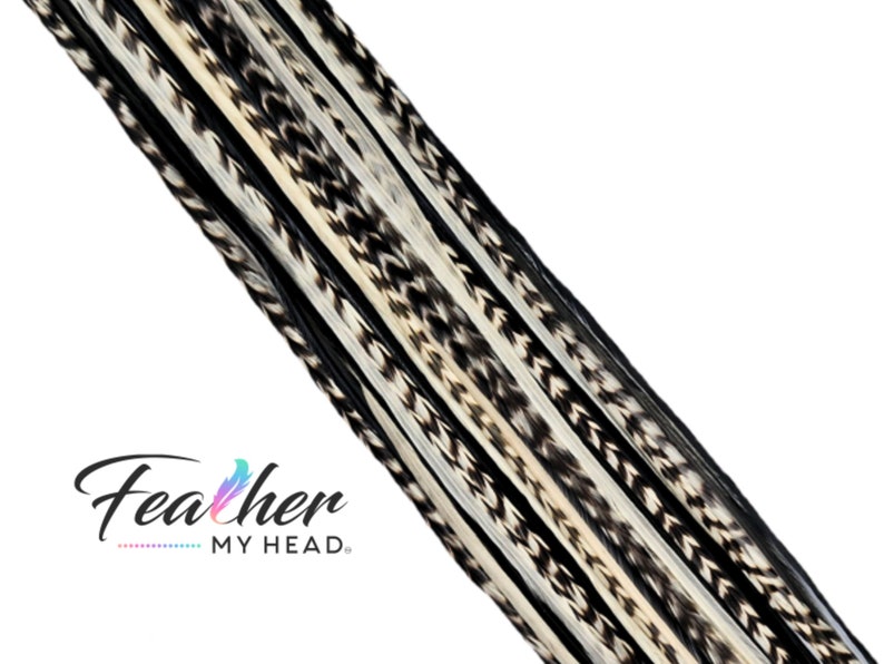 Hair Feather Extensions, 6 Premium Hair Feathers Pick Your Length, Long ...