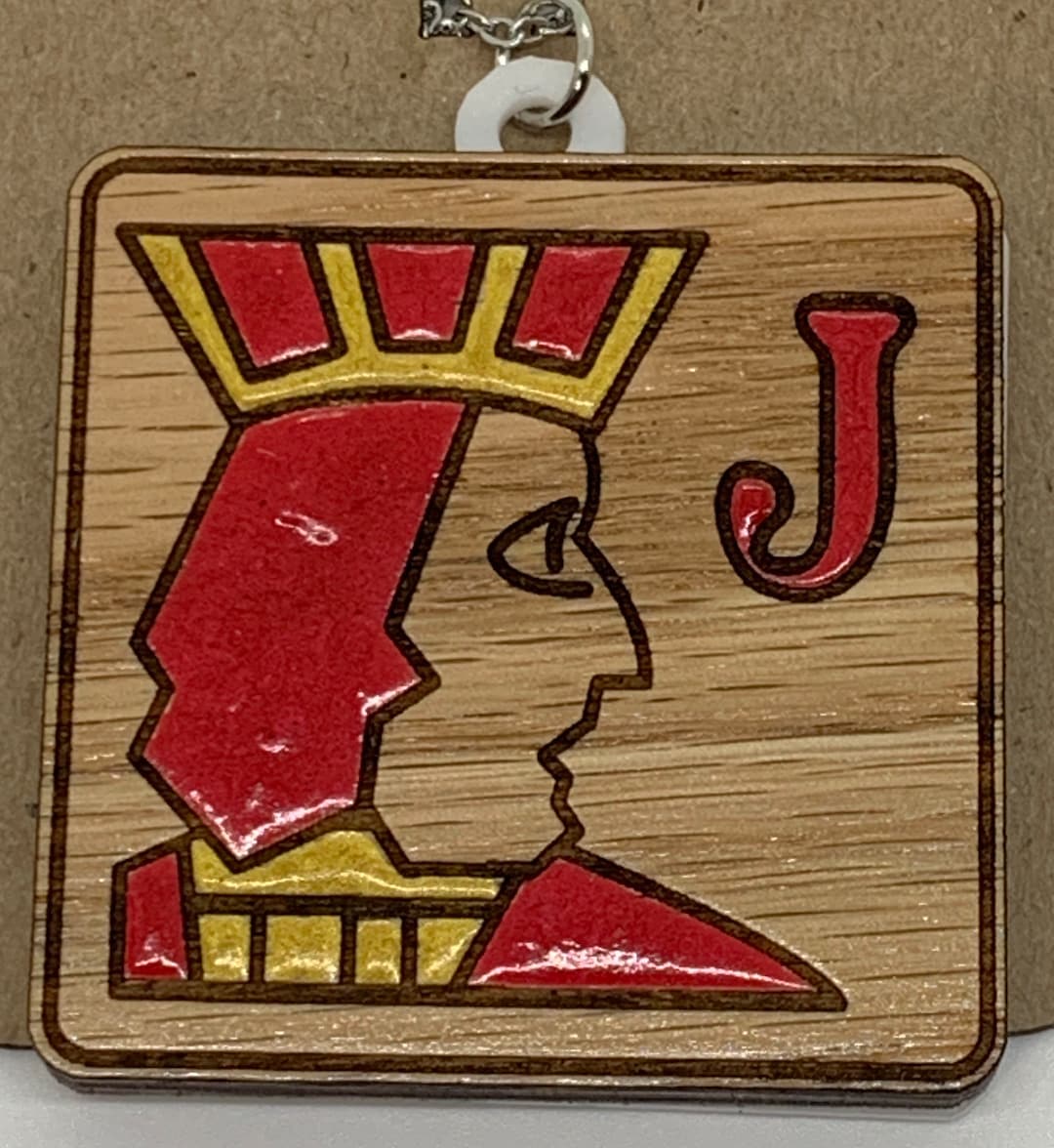 One-eyed Jack Necklace - Jack With One Eye - Twin Peaks Themed ...