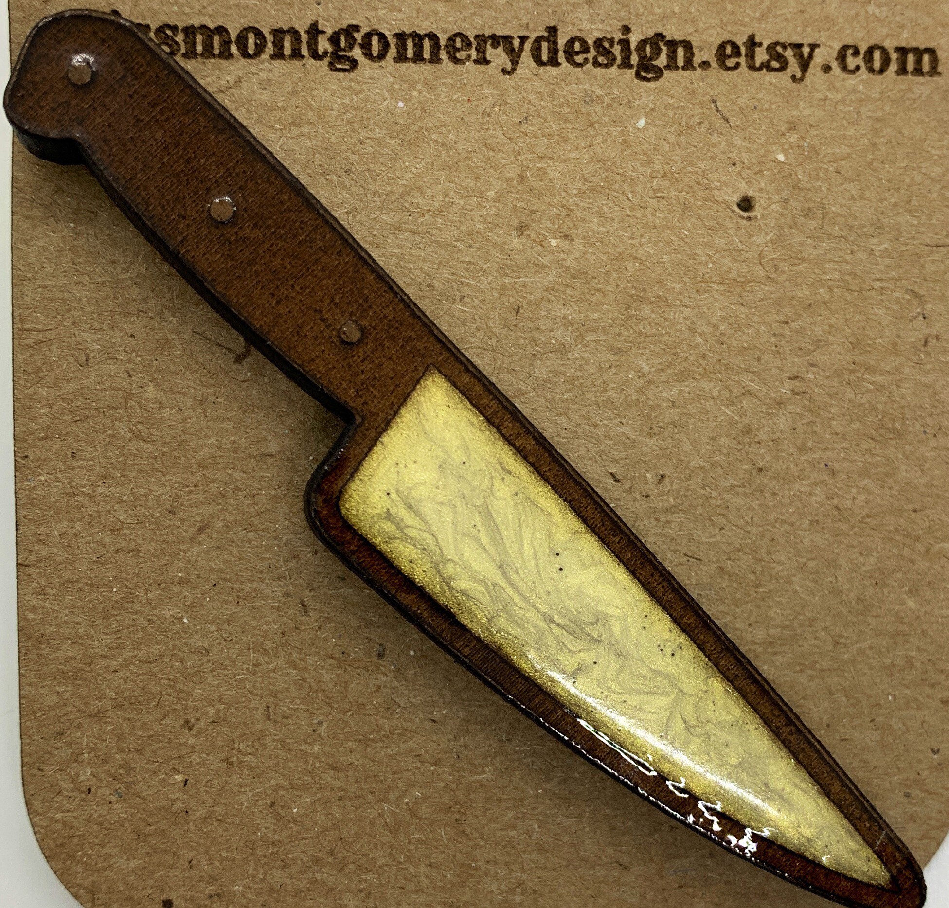 Wooden Pin / Knife / Pearl / Blade / Butcher / Cut / Chef / - Etsy