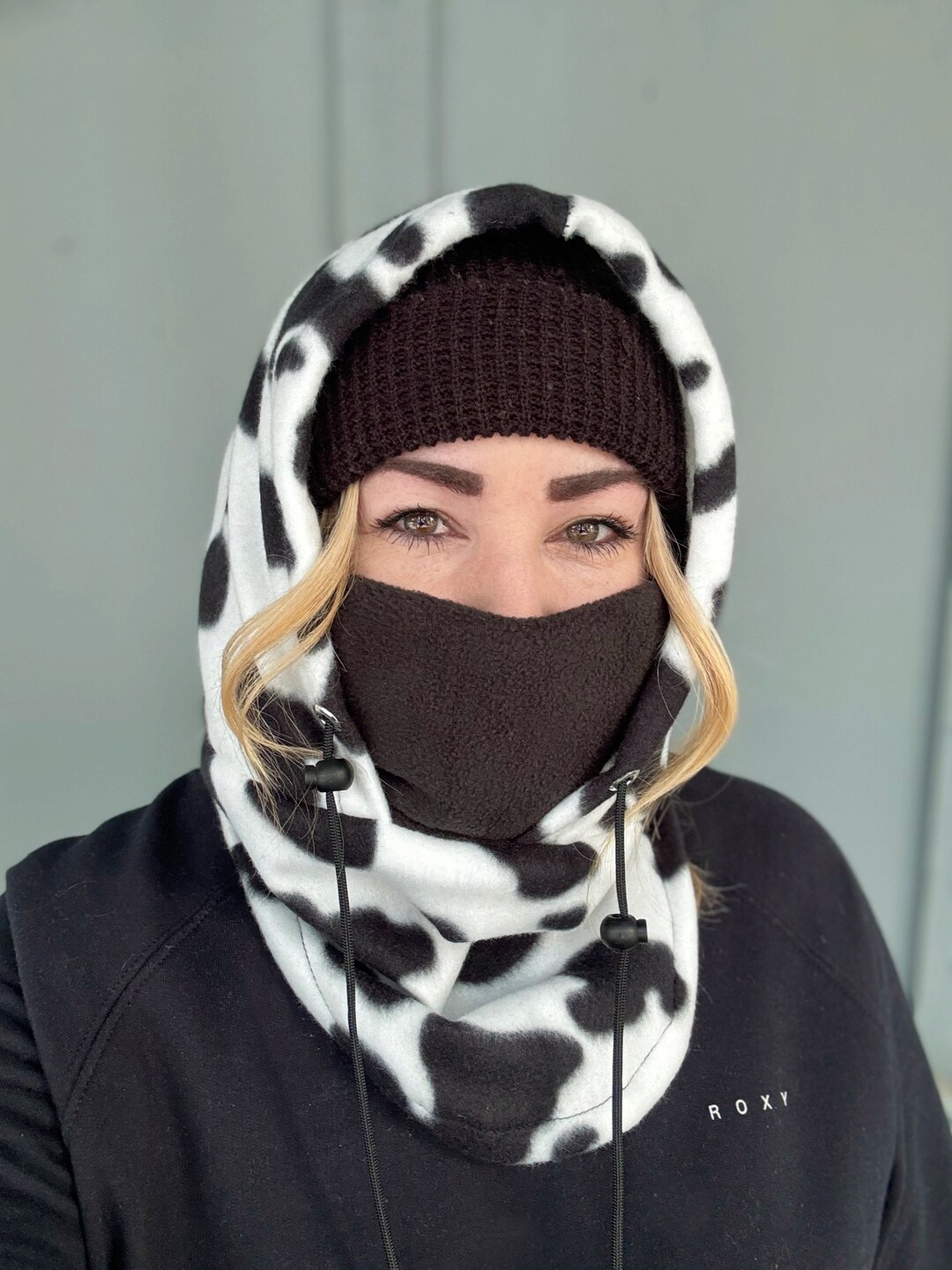 Balaclava - Fleece - Size Options - Regular or Fits Over Helmet - Cow ...