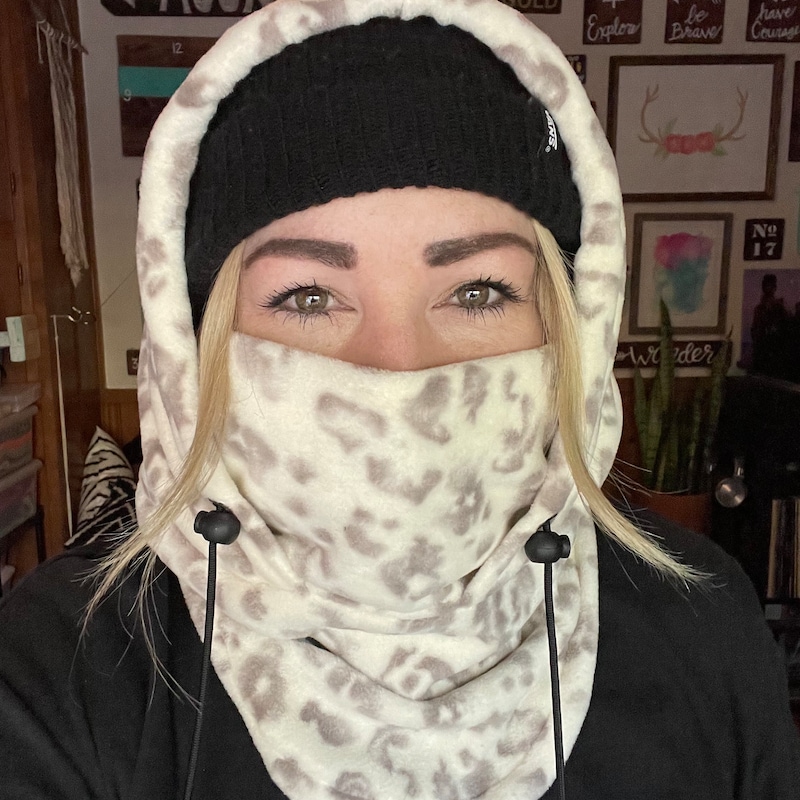 Black and White Balaclava - Etsy