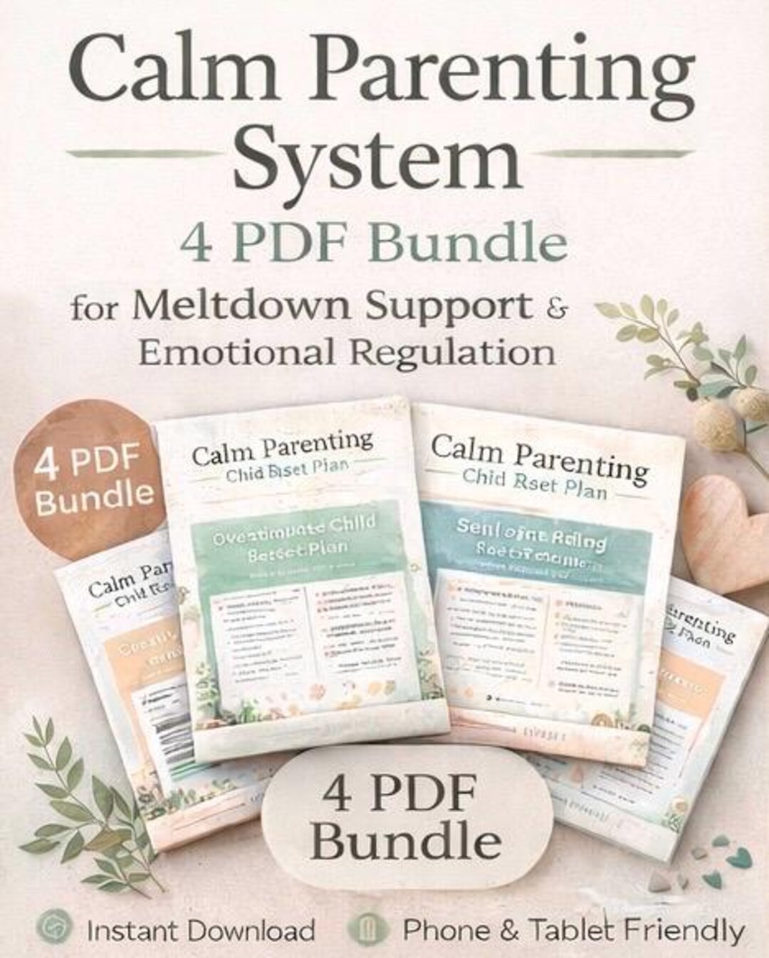 Personalized Calm Child Reset Plan – Meltdowns, Bedtime & Emotional ...
