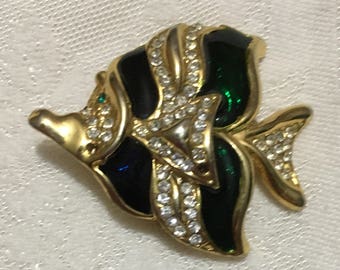 Rhinestone Fish - Etsy