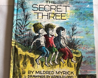 Vintage Children's Book Hardcover the Secret Three Mildred Myrick I Can ...