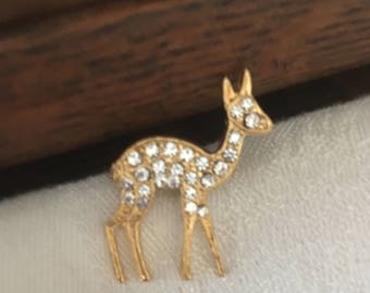 Rhinestone Deer - Etsy