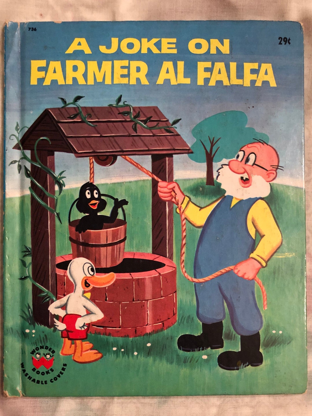 Vintage A Joke on Farmer Al Falfa Wonder Book - Etsy