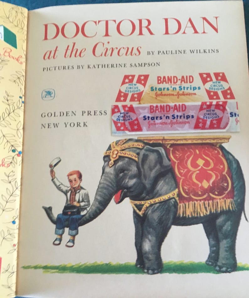 Vintage Rare Doctor Dan at the Circus Little Golden Book | Etsy