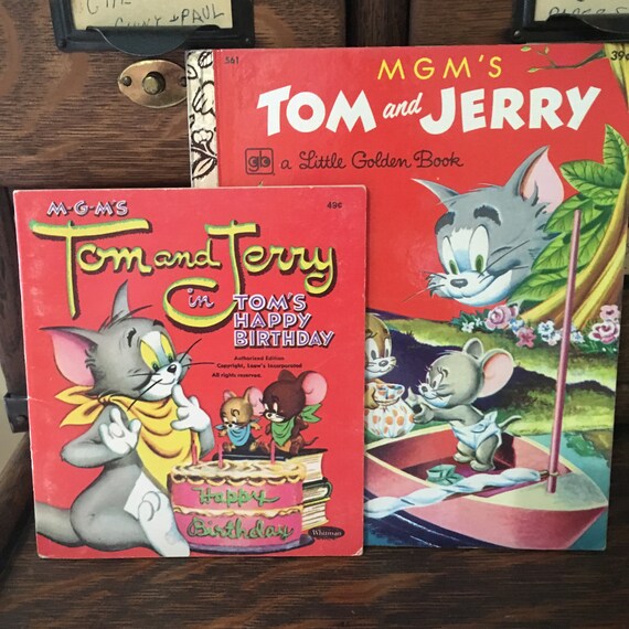 Set of Two Vintage Tom & Jerry Books MGM'S Tom and Jerry - Etsy