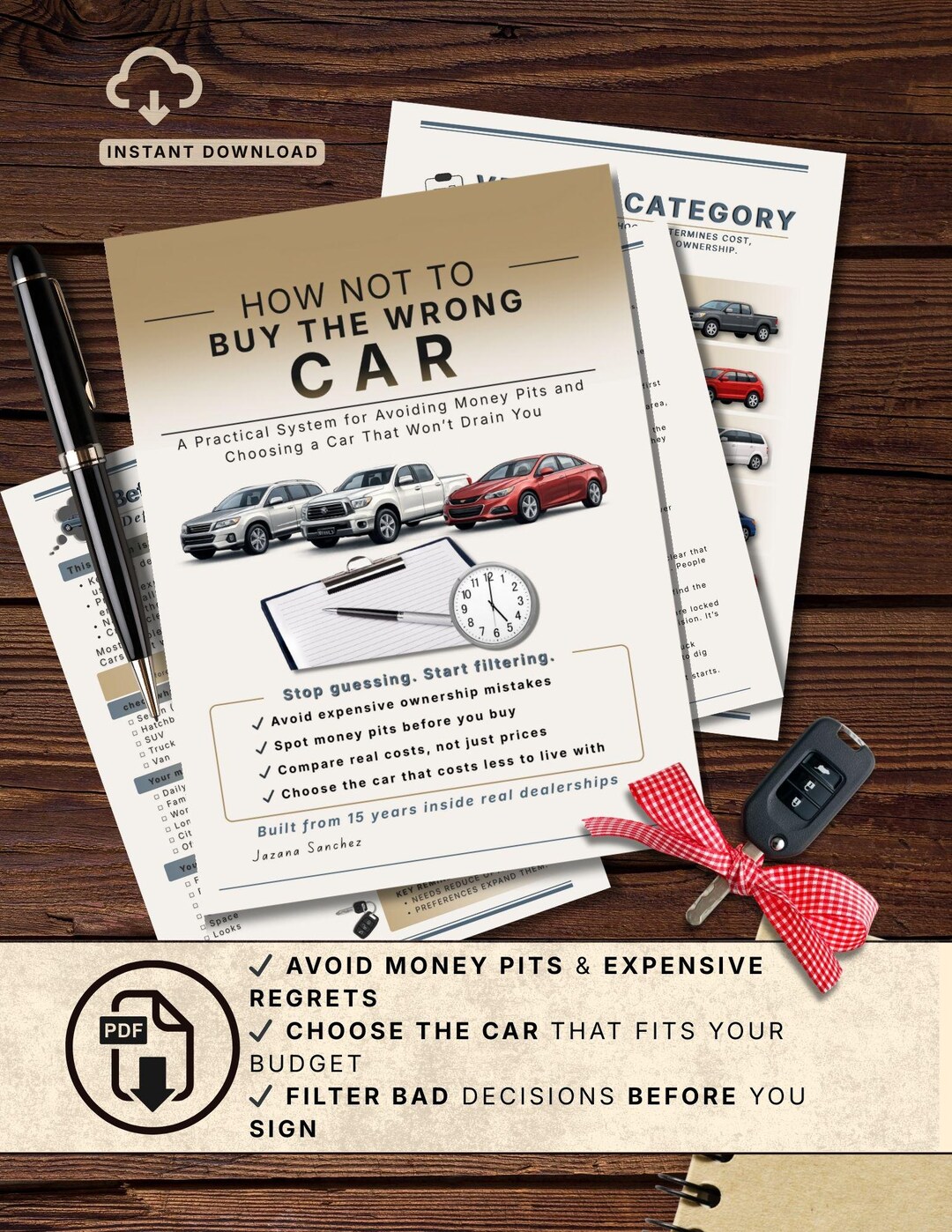 Car Buying Checklist Printable – Avoid Costly Mistakes Before You Buy ...