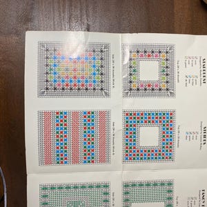 Pretty Patterns in Plastic Canvas Leisure Arts Leaflet #1300 - Etsy