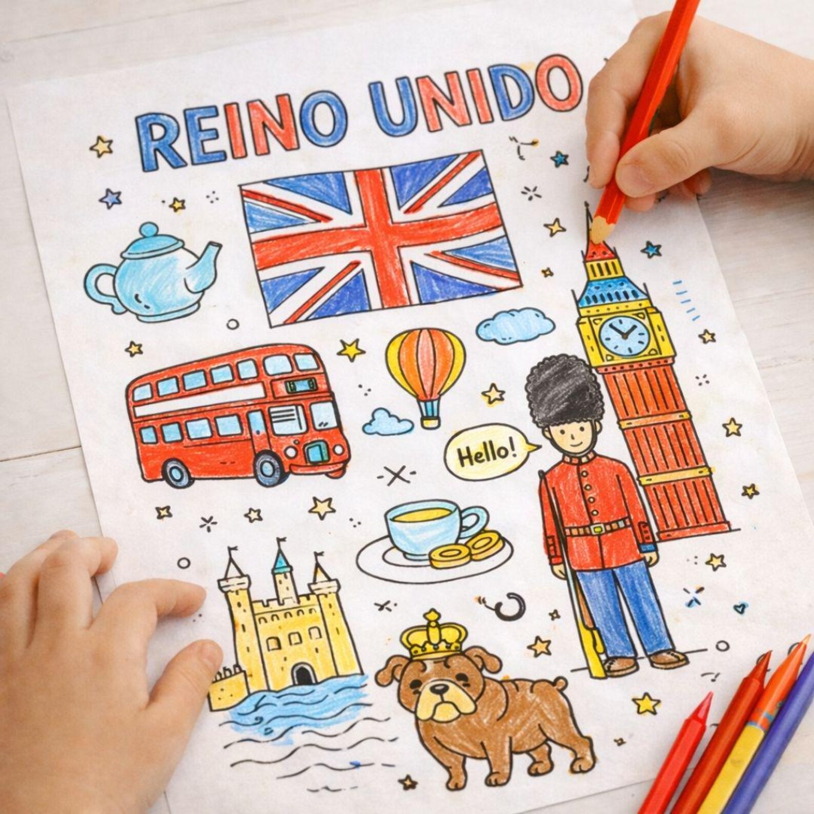 World Flags Coloring Book for Kids – Educational Activity PDF ...
