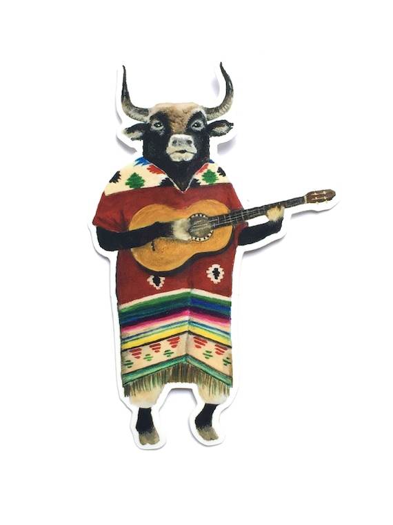 Bull Vinyl Sticker Die Cut Vinyl Sticker Phone Decal Laptop | Etsy