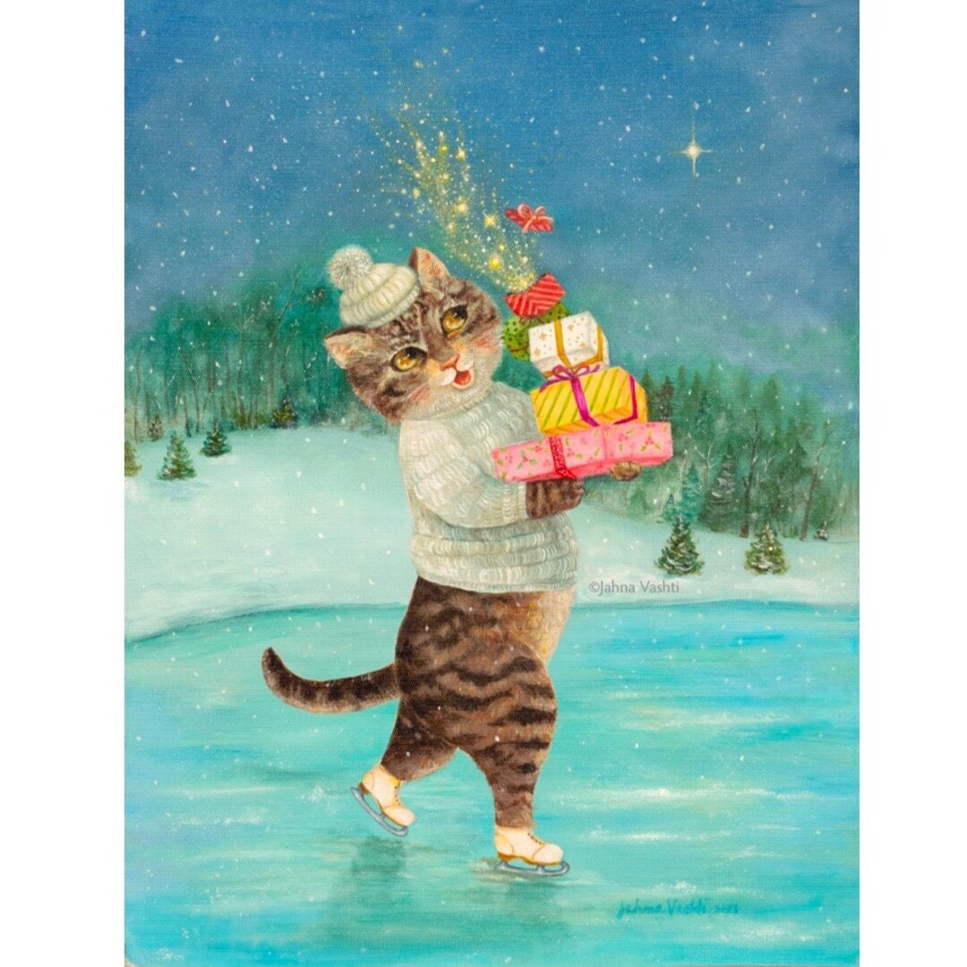 Art Print / Holiday Rush / Sizes 8 X 10, 11 X 14 Inches or A3 / Artwork ...