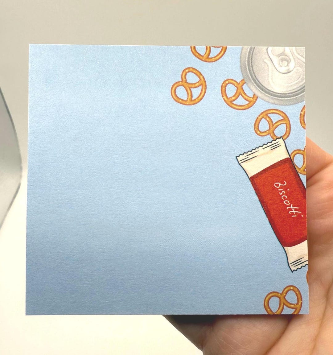 Funny Flight Attendant Sticky Notes, Snack Cart Service, Flight ...