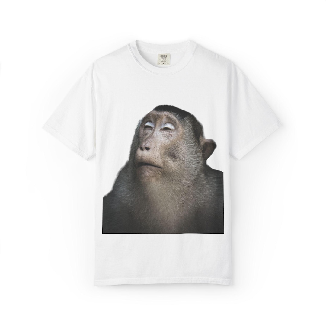 Funny Monkey Meme Shirt | Gen Z Unhinged Shirt | Goofy Cringey Funny ...